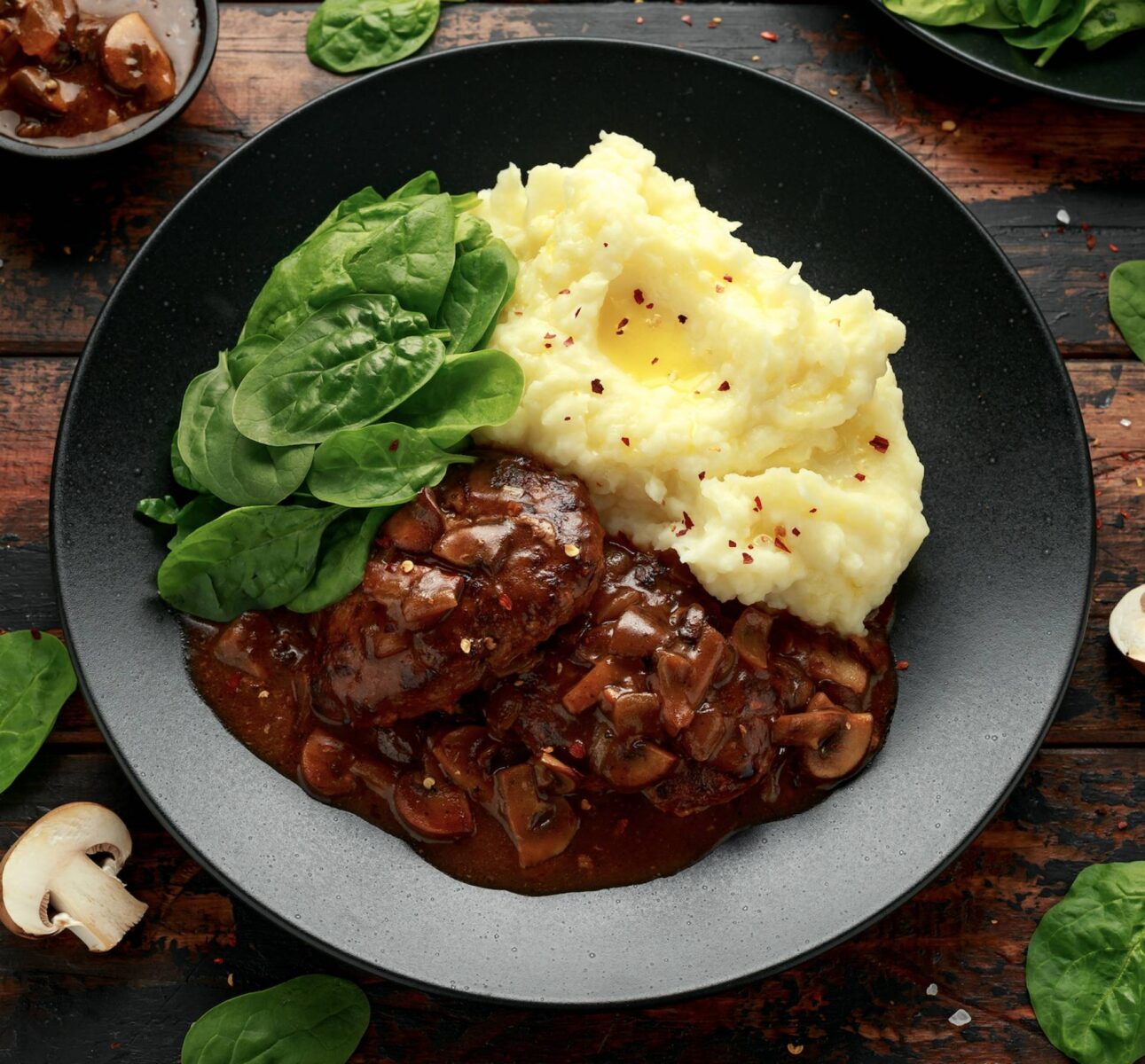 Angus Beef Salisbury Steak - Fit Food Cuisine