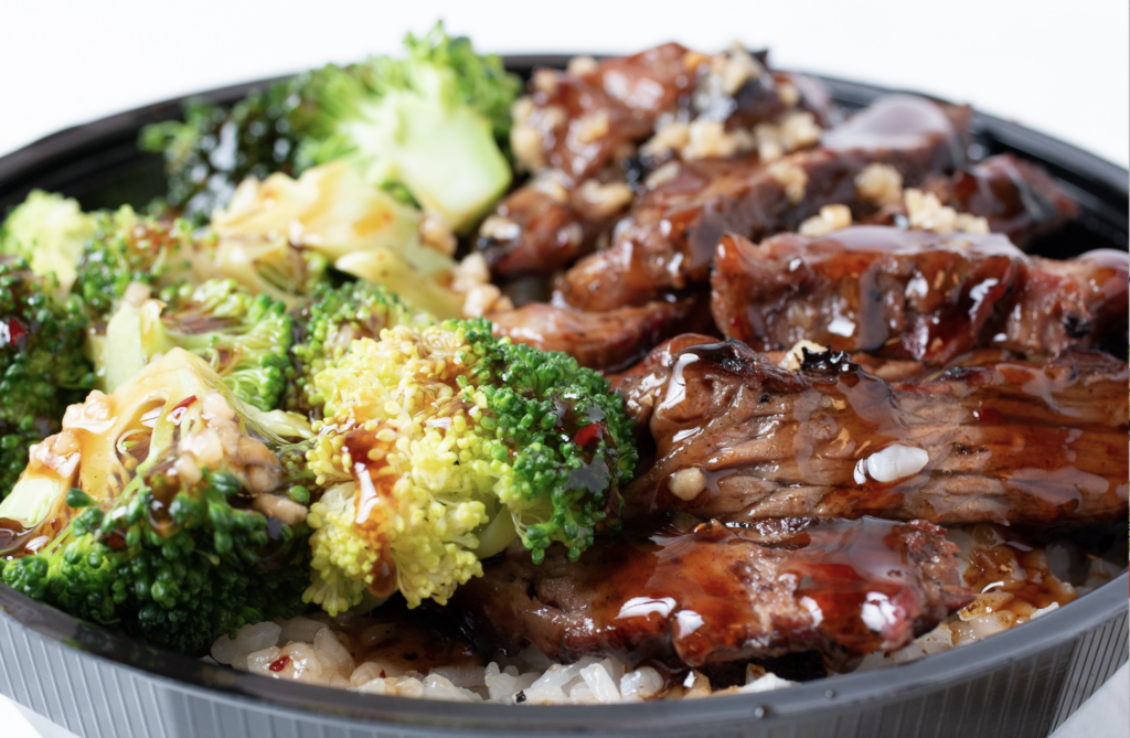 Harris Ranch Mongolian Beef and Broccoli Bowl - Fit Food Cuisine